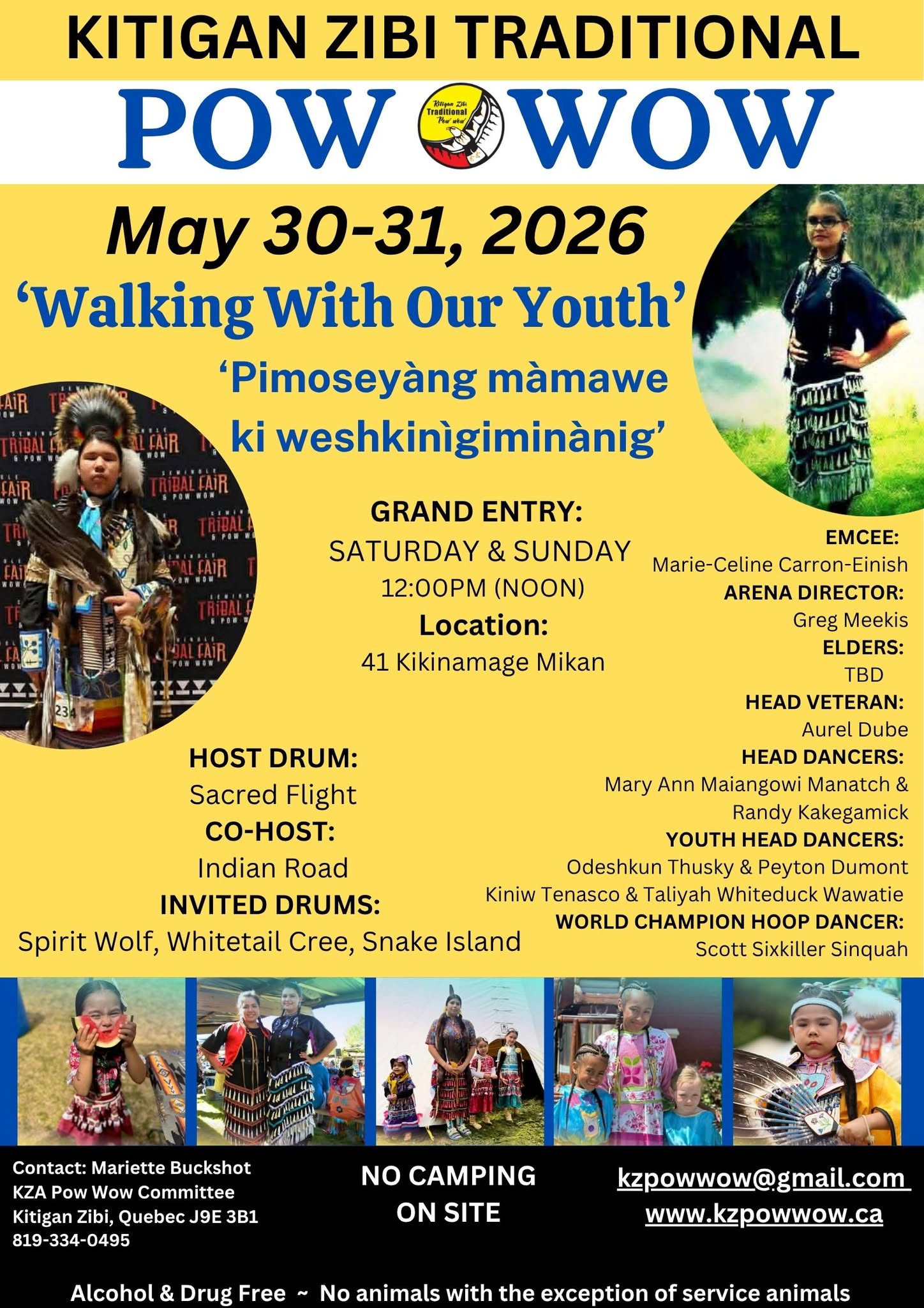 Pow Wow traditionnel de Kitigan Zibi 2026 - Tourisme Vallée-de-la-Gatineau